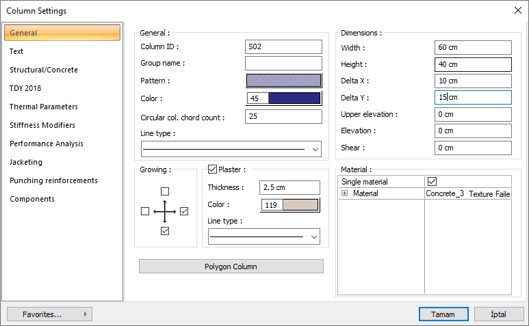 Changing Column Alignment