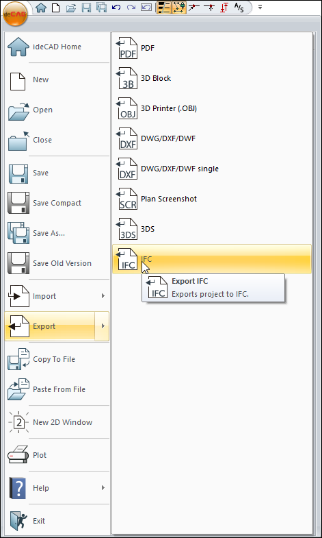 IFC Export