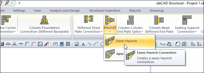 Eaves Haunch Connection