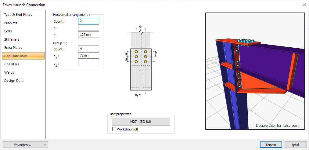 Eaves Haunch Connection