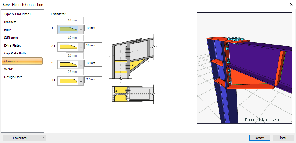 Eaves Haunch Connection