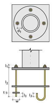 Defining a Round Plate Tube Base Plate