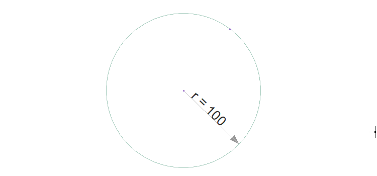 Creating a Radius Dimension