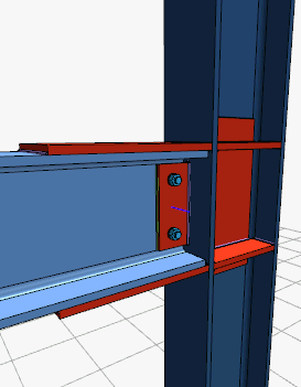 Defining a Welded Flange Plate Connection