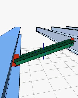 Defining a Stay Connection (Secondary Beam)