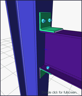 Defining a Unstiffened Seated Connection