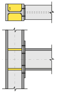 Defining a 4 Bolts Stiffened End Plate Connection