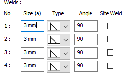 Defining a Welded Connection