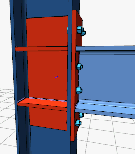 Defining a 4 Bolts Unstiffened End Plate Connection