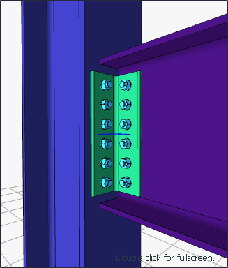 Defining a Single Angle Connection