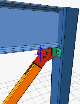 Defining a Brace Corner Connection