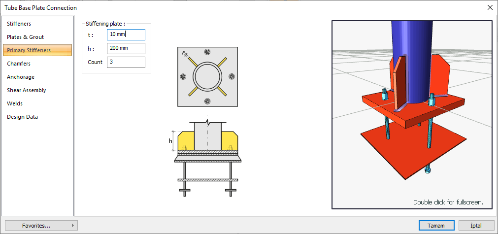 Defining a Tube Base Plate