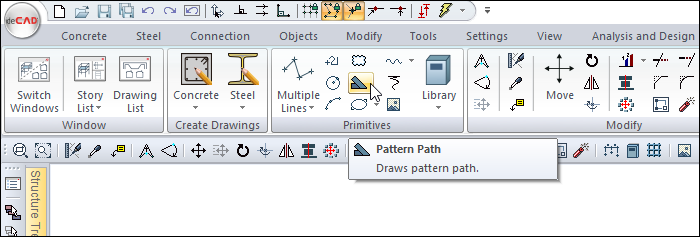 Creating a Pattern Path