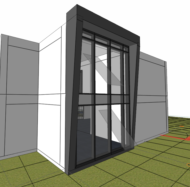 Rotating the Curtain Wall Panel