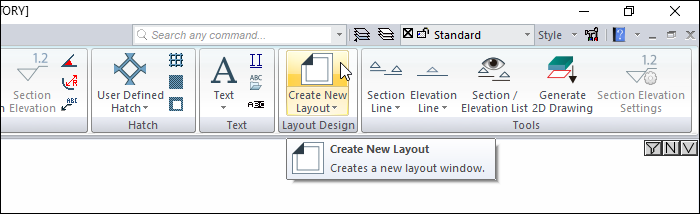 Create New Layout