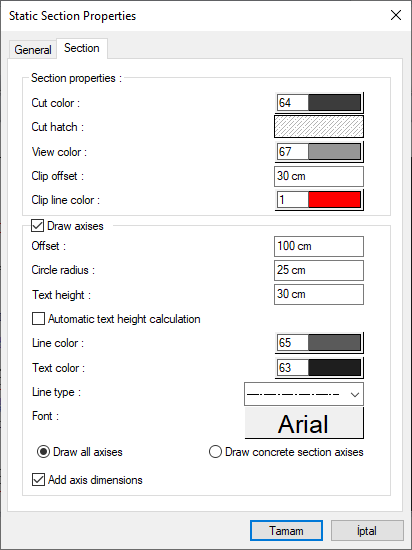 Formwork Plan Section