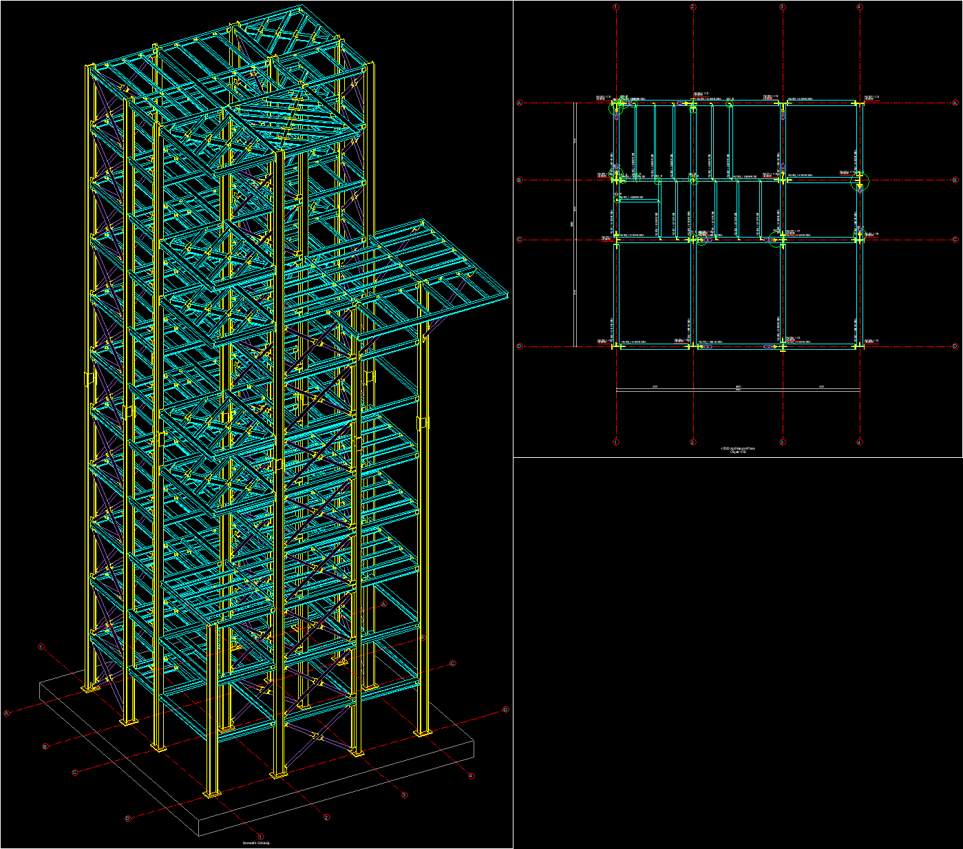 General Construction Drawings w/Single Parts and Assembly