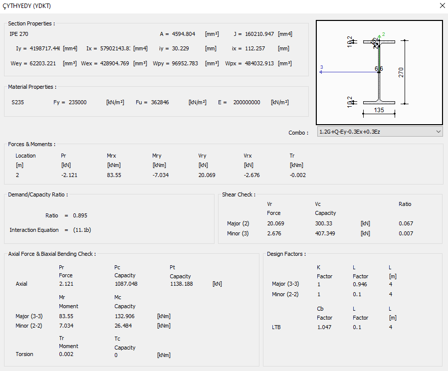 Beam Design Settings