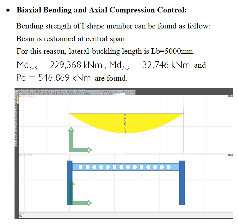 Castellated Beam Design Sample Calculation