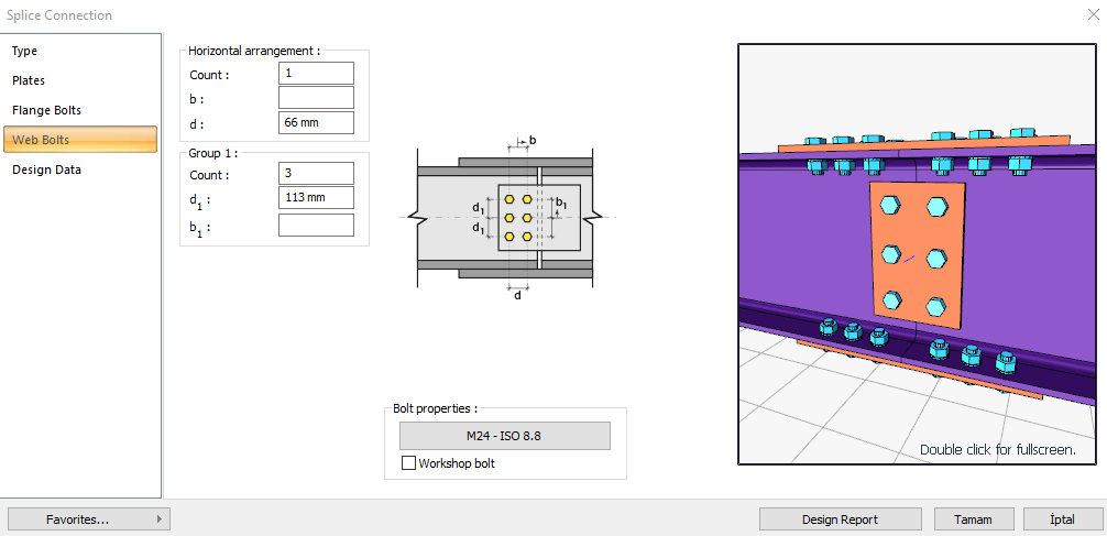 Splice Connection Design