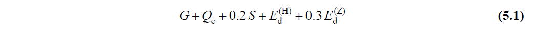 Basic Combinations with Seismic Load Effects for Nonlinear Analysis