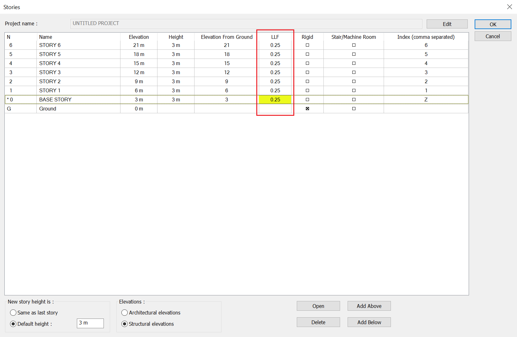 Effective Seismic Weight Definition per ASCE 7-16 with ideCAD