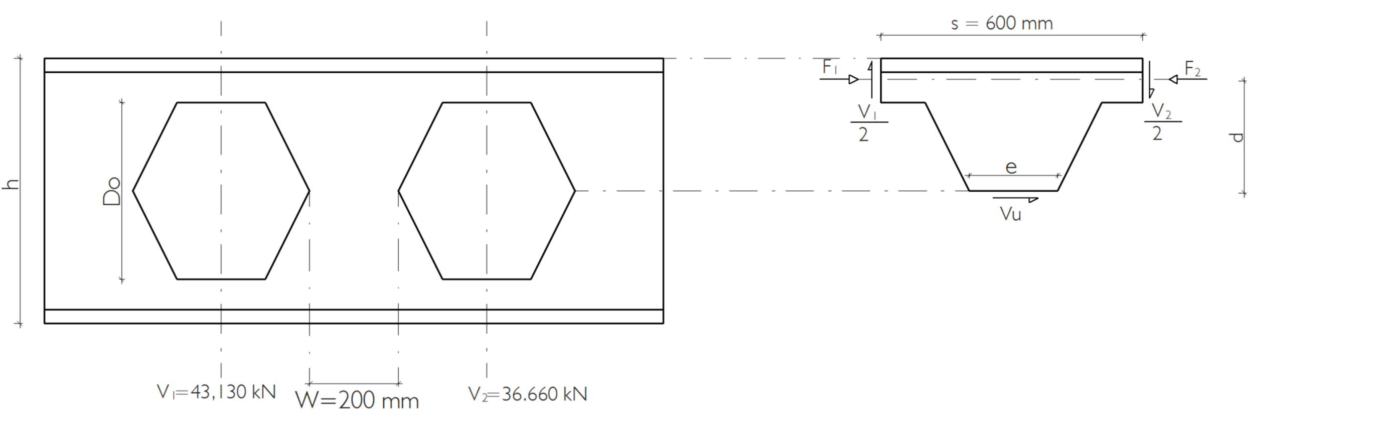 Castellated Beam Example with AISC 360-16