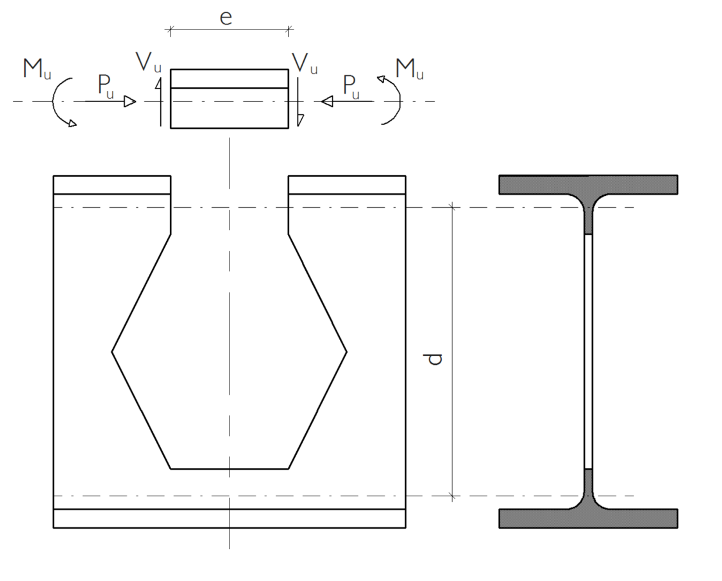 Castellated Beam Example with AISC 360-16