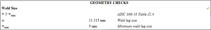Unstiffened Seated Connection Design Report