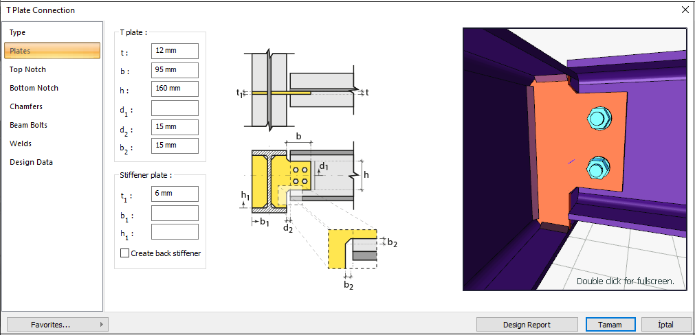 T-Plate Connection Design per AISC 360-16