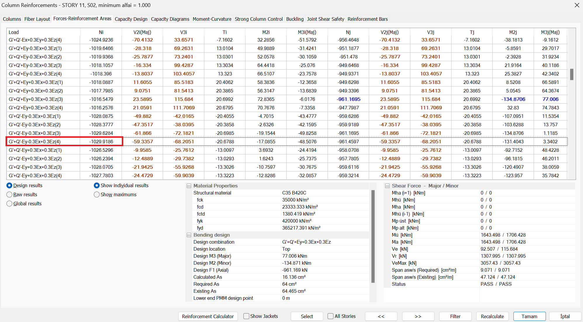 Sample Column Design