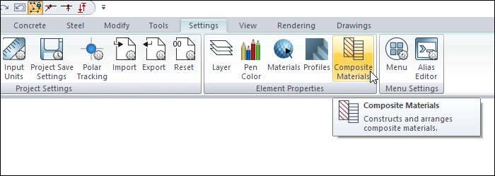 Saving/Loading Composite Material