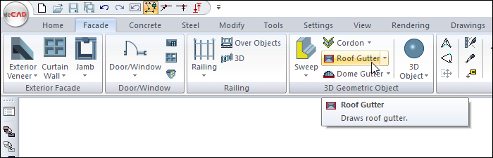 Automatic Gutter Creation
