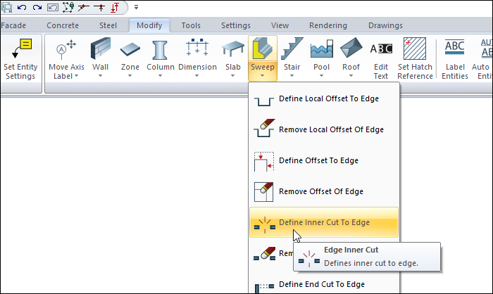 Define Inner Cut to Edge