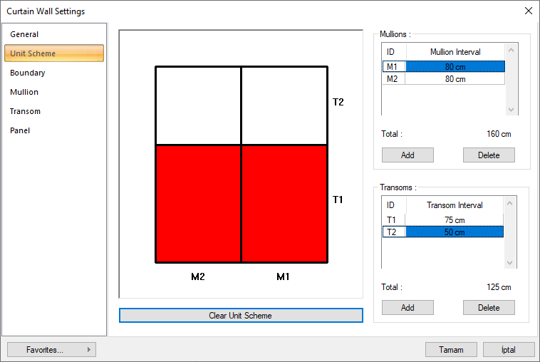 Designing the Curtain Wall Model