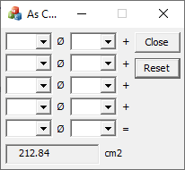 Reinforcement Calculator