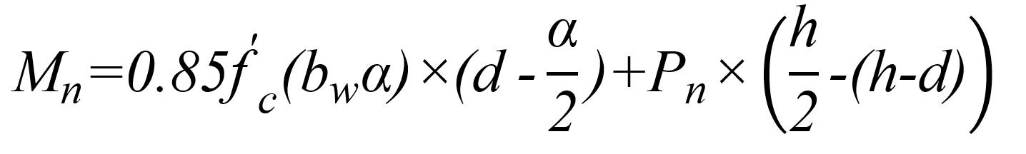 Column Combined Flexural and Axial Design.