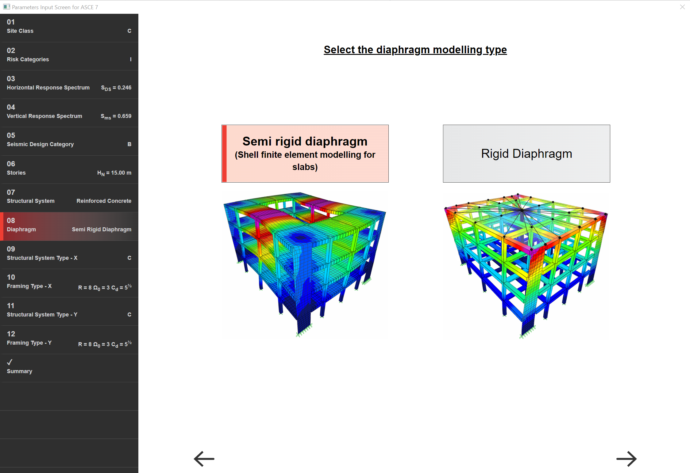 Selecting Diaphragm Type ASCE 7-16