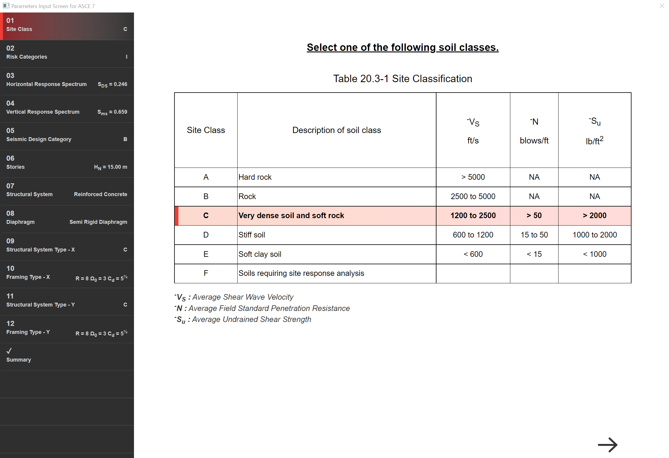 Site Classes ASCE 7-16