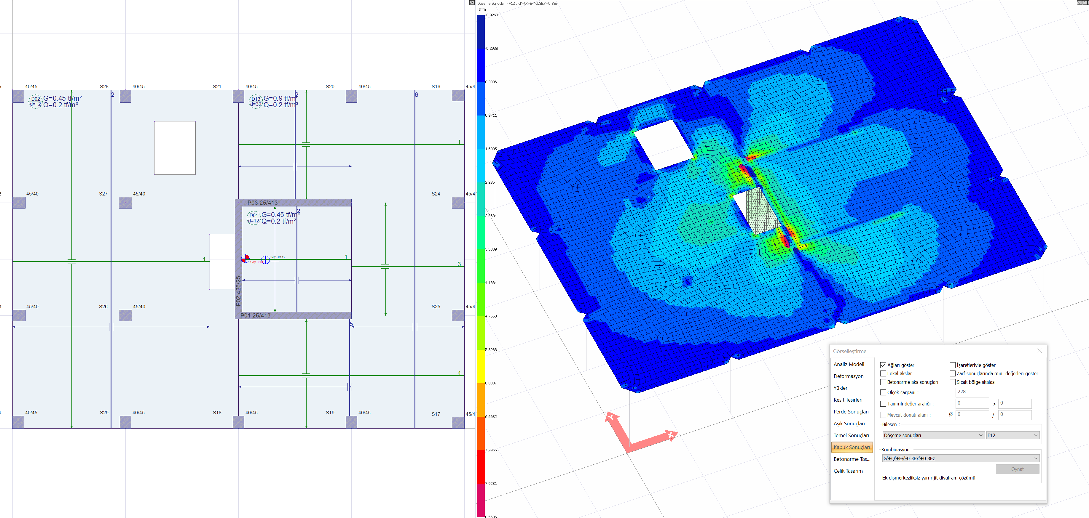 Diaphragm Discontinuity Irregularity per ASCE 7-16 with ideCAD