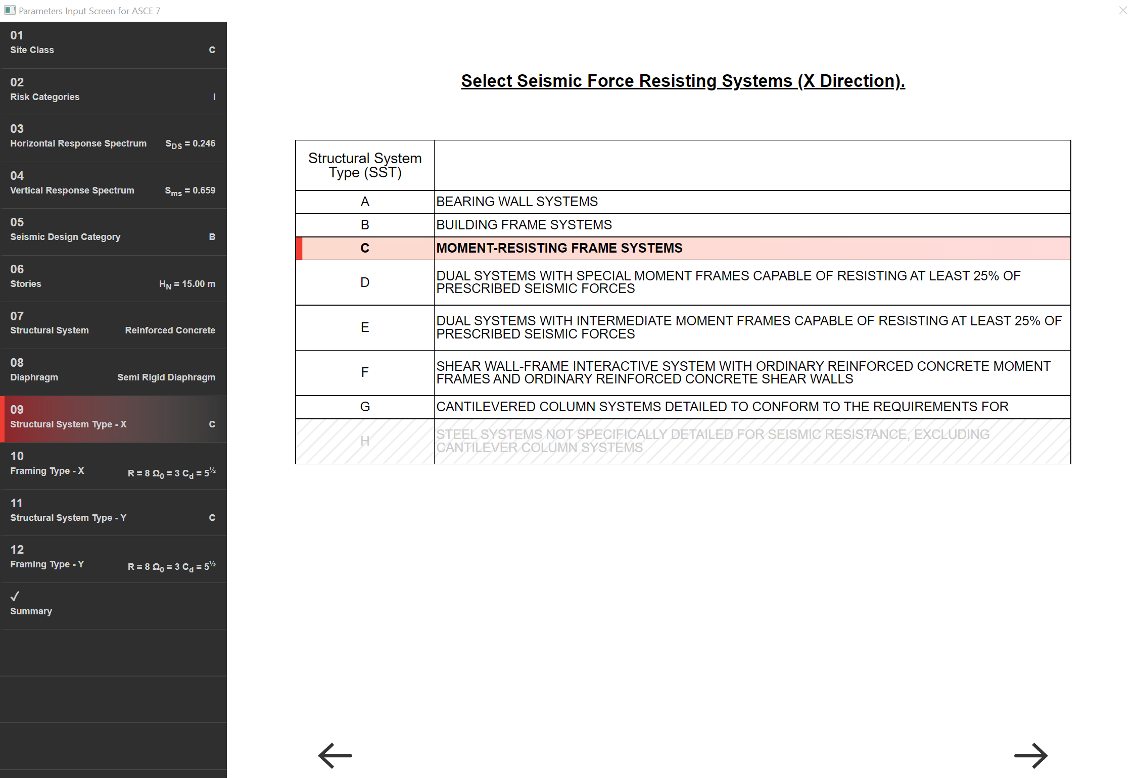 Seismic Force Resisting System Selection ASCE 7-16