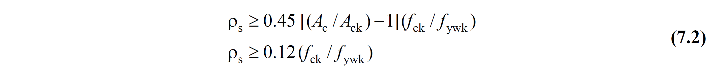 Column Transverse Reinforcement Detailing and Limits