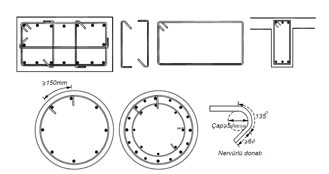 TSC Standard Hooks, Seismic Hooks, Crossties, and Minimum Inside Bend ...