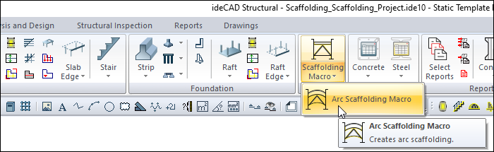 Creating a Arc Scaffolding