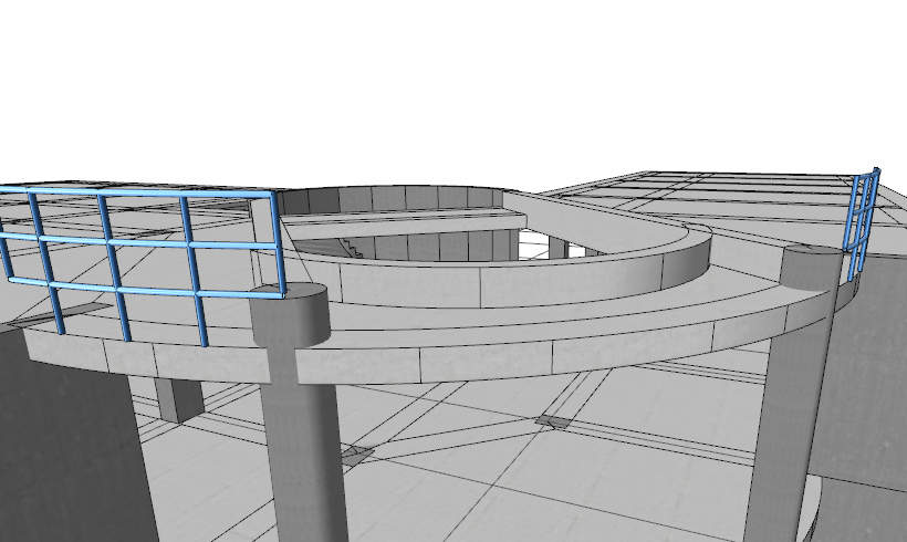 Creating a Steel Hand Rail on Arc