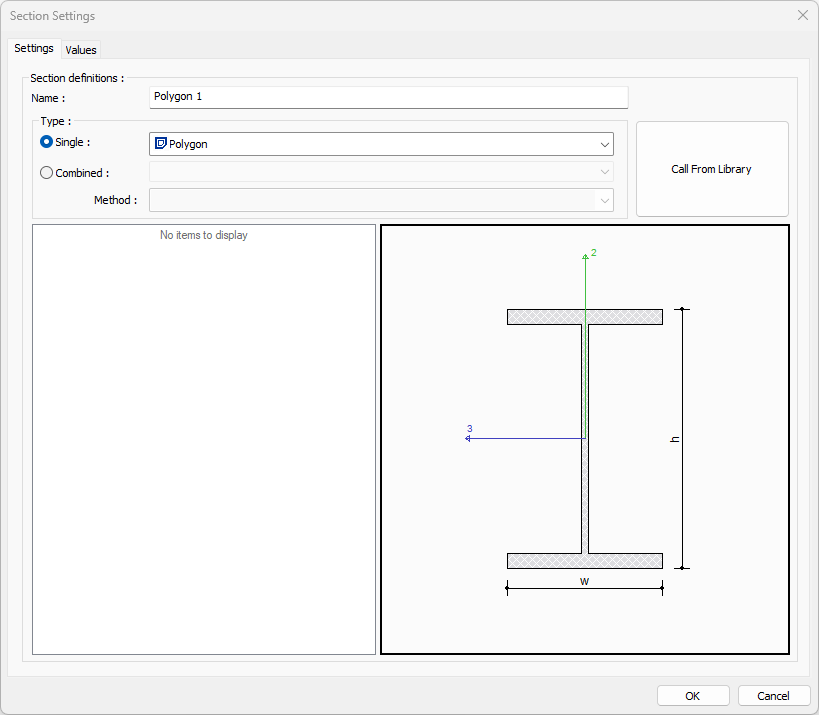 Transforming Closed Polygon to Polygon Section