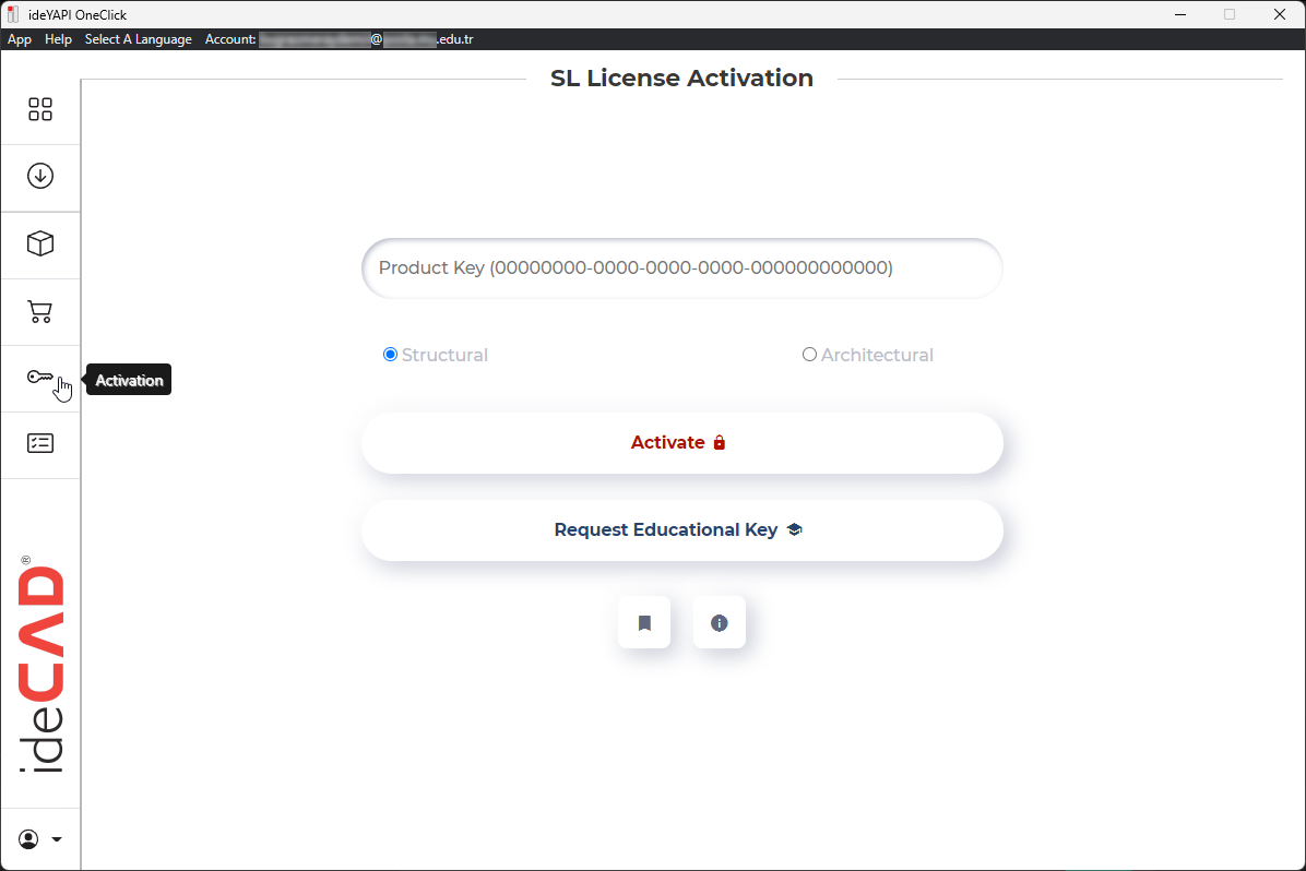 Educational License Activation