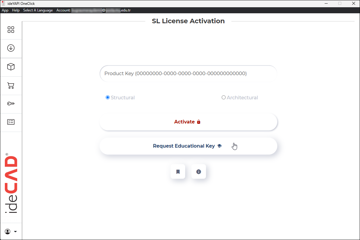 Educational License Activation