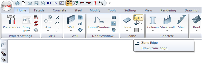 Create a Continuous Zone Edge