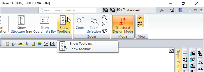 Vertical Toolbar